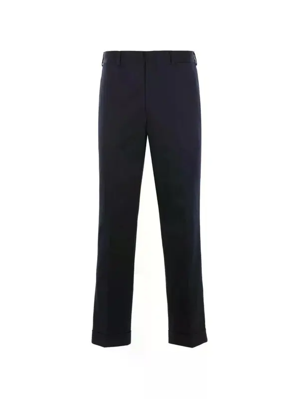 J.PRESS Gabardine Turn Up Trousers
