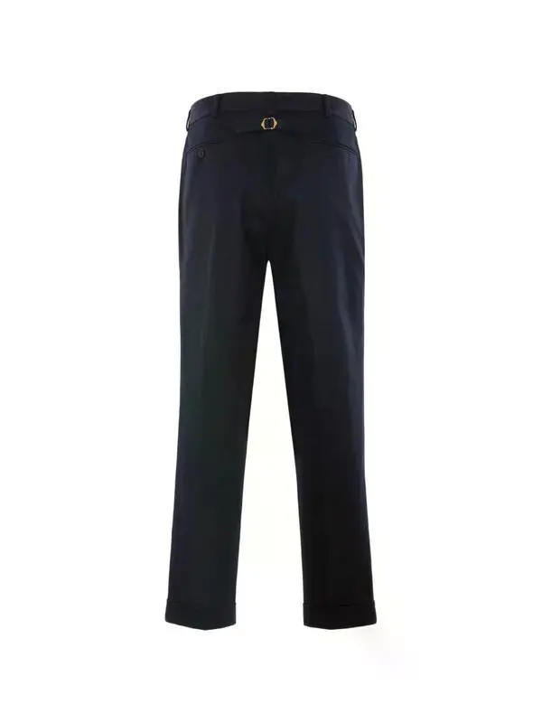 J.PRESS Gabardine Turn Up Trousers