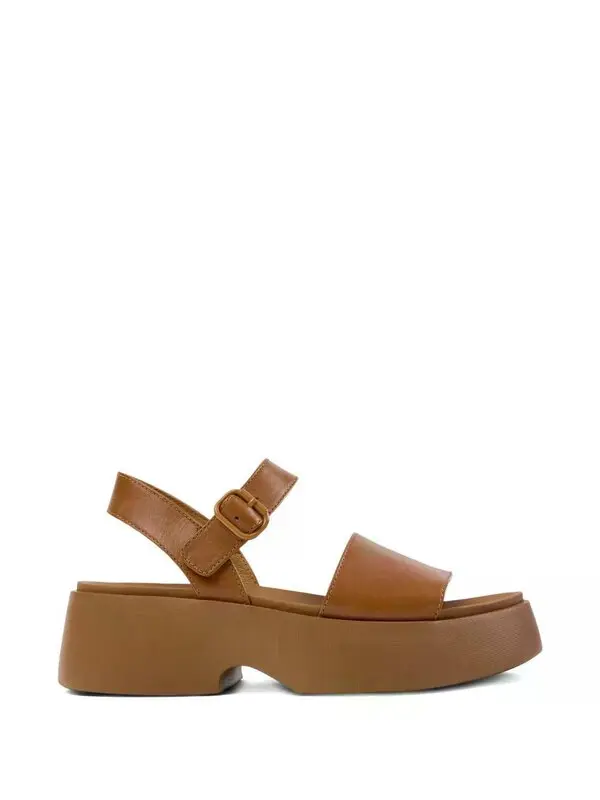 Camper Tasha Buckle Leather Sandals
