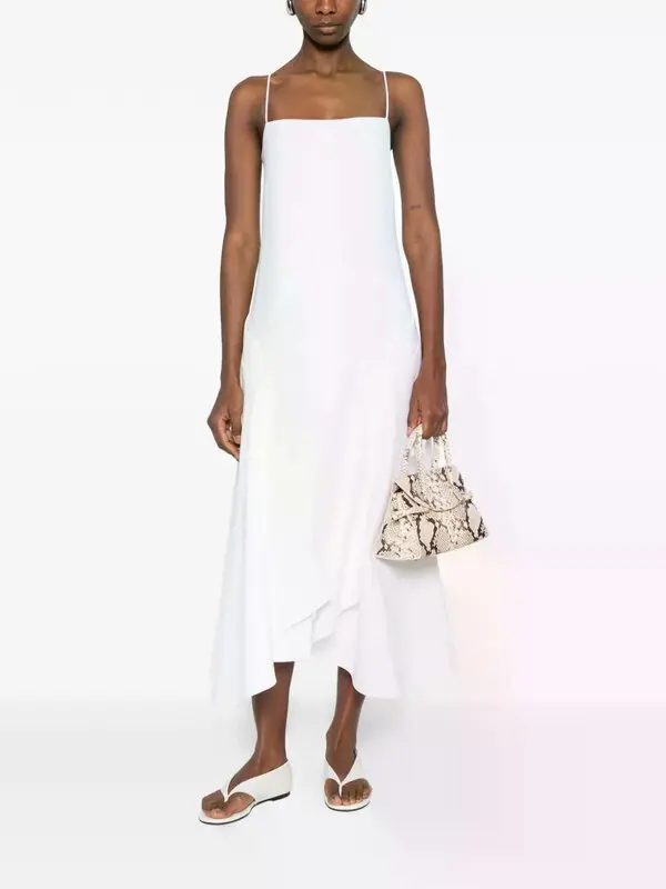 Brandon Maxwell Cascade Strap Dress