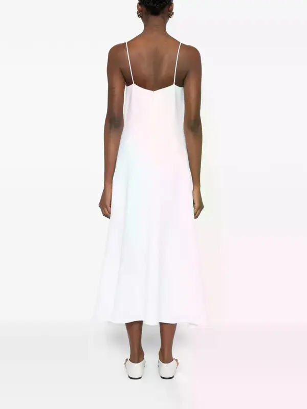 Brandon Maxwell Cascade Strap Dress