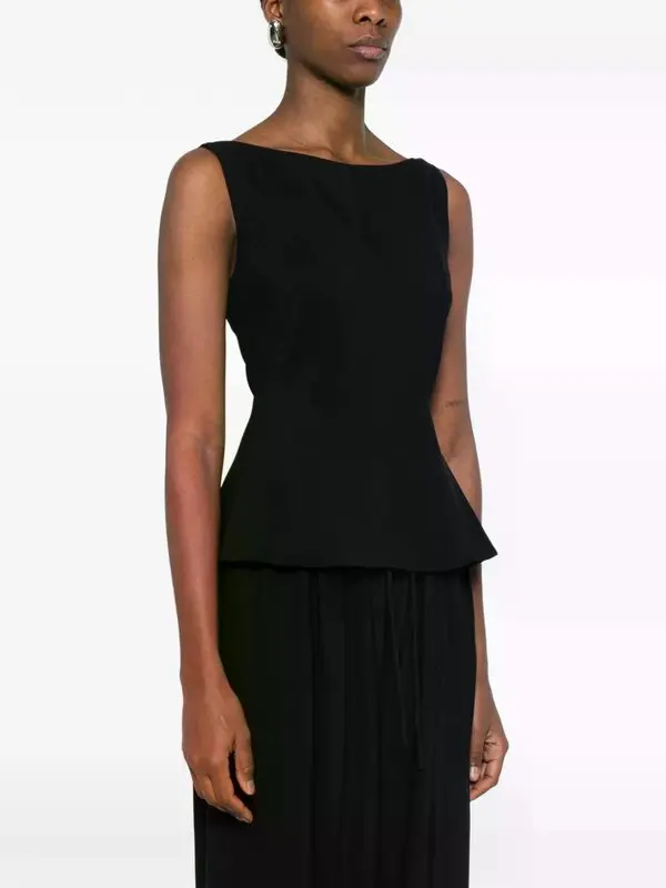 Tove Genni Sleeveless Top - Black