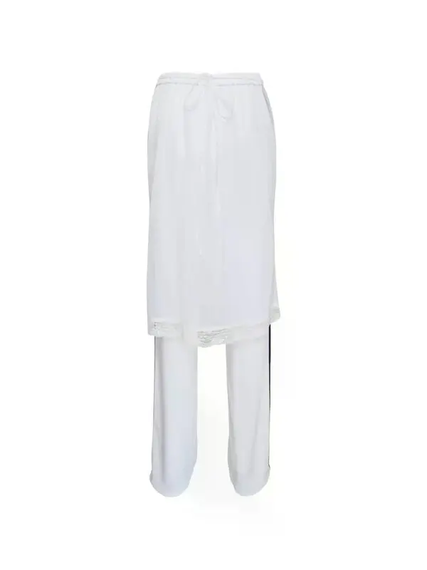 PUSHBUTTON Lace-trim Trousers