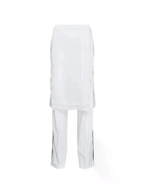 PUSHBUTTON Lace-trim Trousers