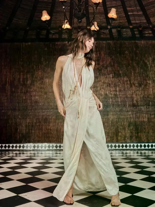 Johanna Ortiz Wildly Beautiful Midi Dress