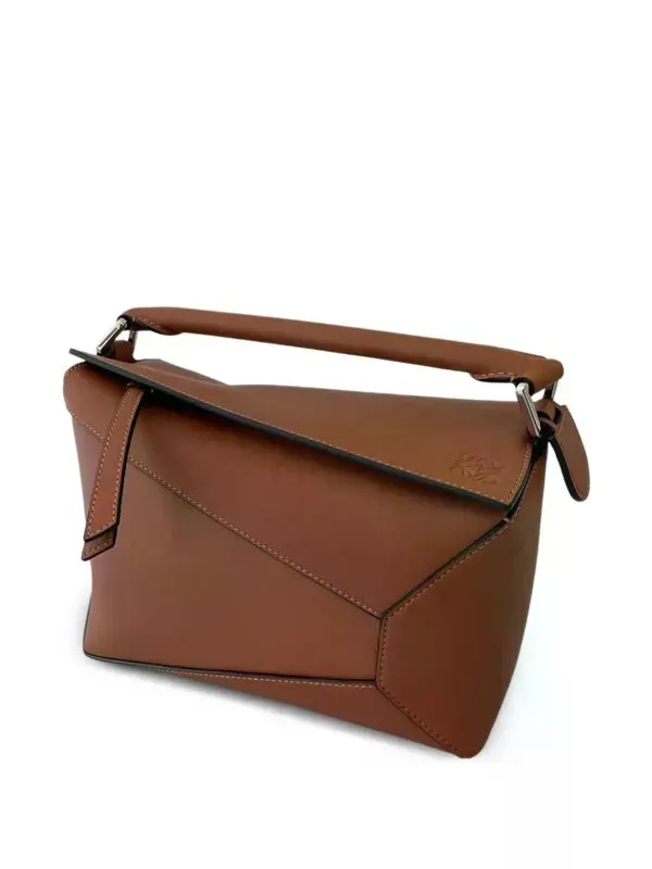 Loewe Puzzle Edge Small Tote Bag - Brown