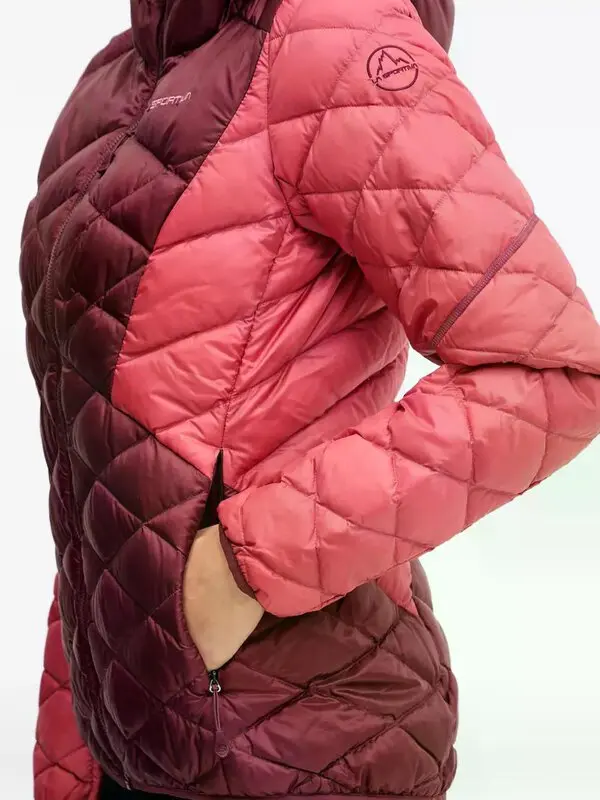 LA SPORTIVA Hooded Quilted Jacket - Pink