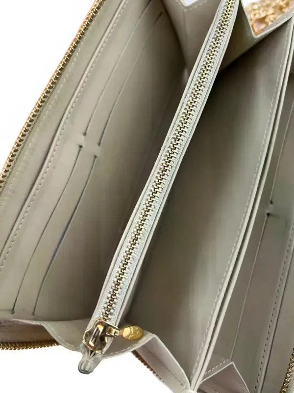 LOUIS VUITTON Zippy Stephan Sprouse Chain Wallet - Neutrals