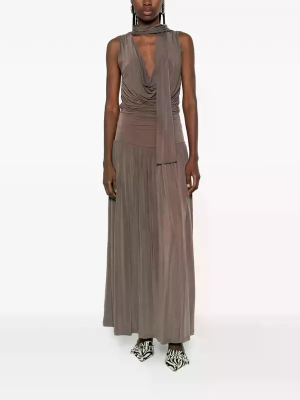 AYA MUSE Alyve Ruched Midi Dress