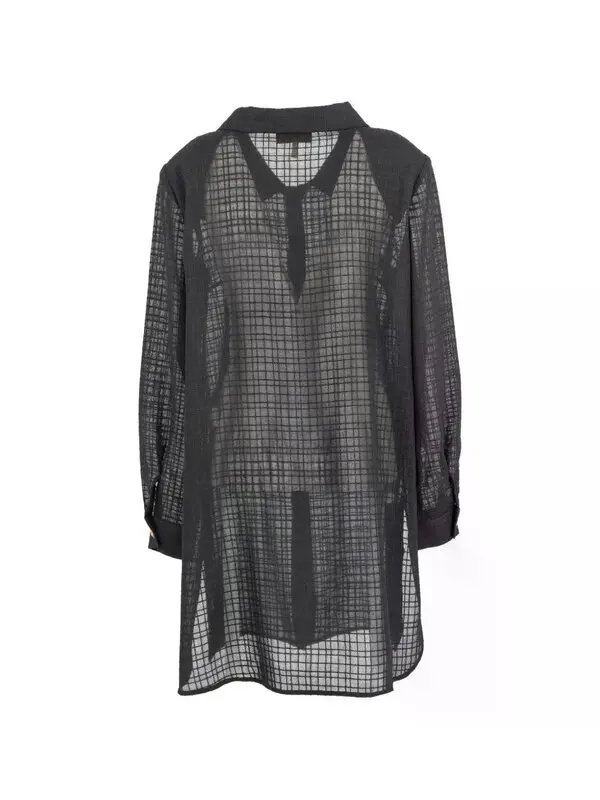 Fendi Check-pattern Wool Shirt