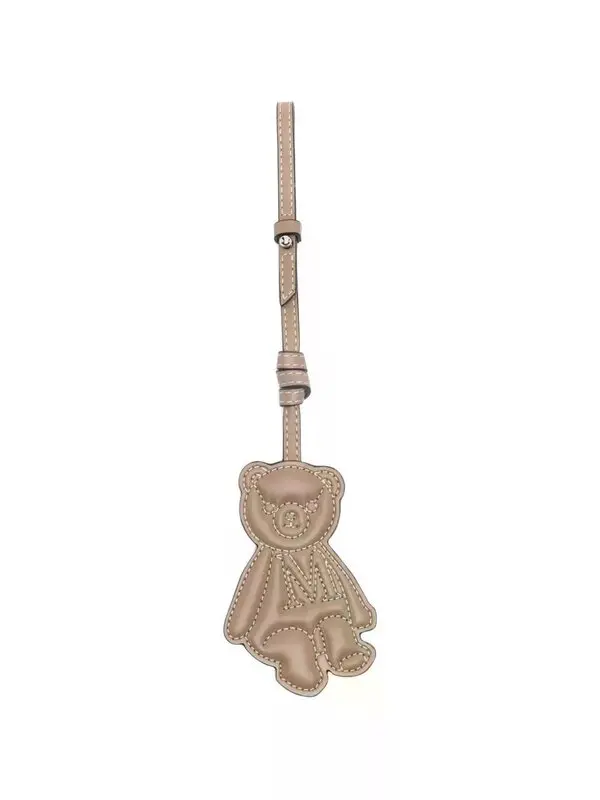 Max Mara Leather Bag Charm - Brown
