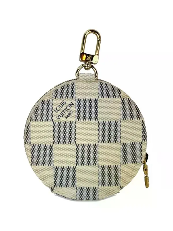 LOUIS VUITTON 2021 Damier Azur Zip-fastening Purse