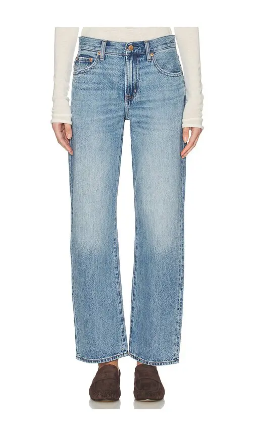 PISTOLA Lexi Mid-rise Straight Jeans - Blue