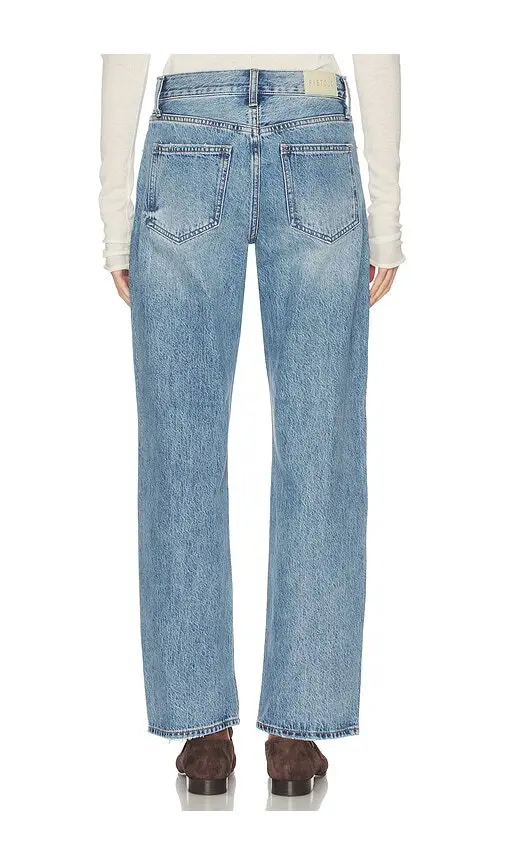 PISTOLA Lexi Mid-rise Straight Jeans - Blue