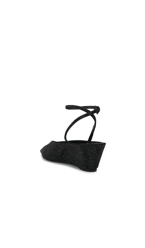 Tory Burch Pave Wedge With Wrap-buckle Strap