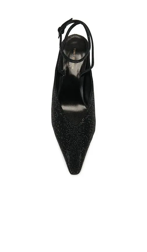 Tory Burch Pave Wedge With Wrap-buckle Strap