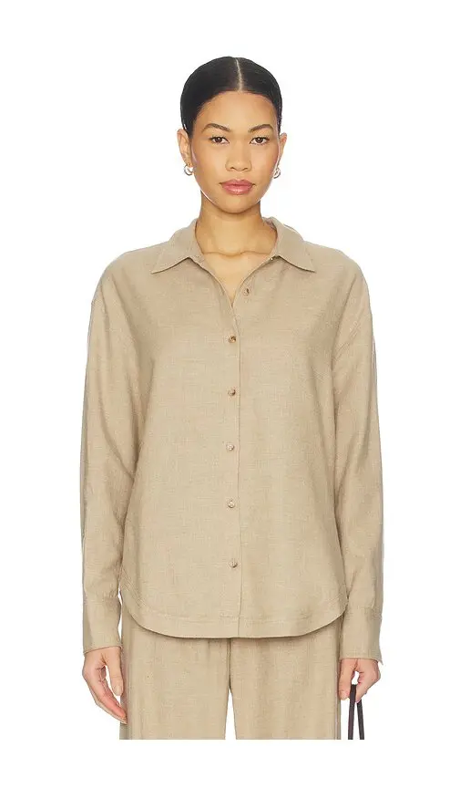 LA LIGNE Oversized Flannel Shirt