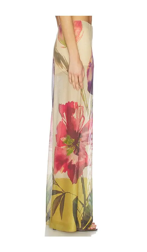 JBQ Floral Print Mesh Trousers