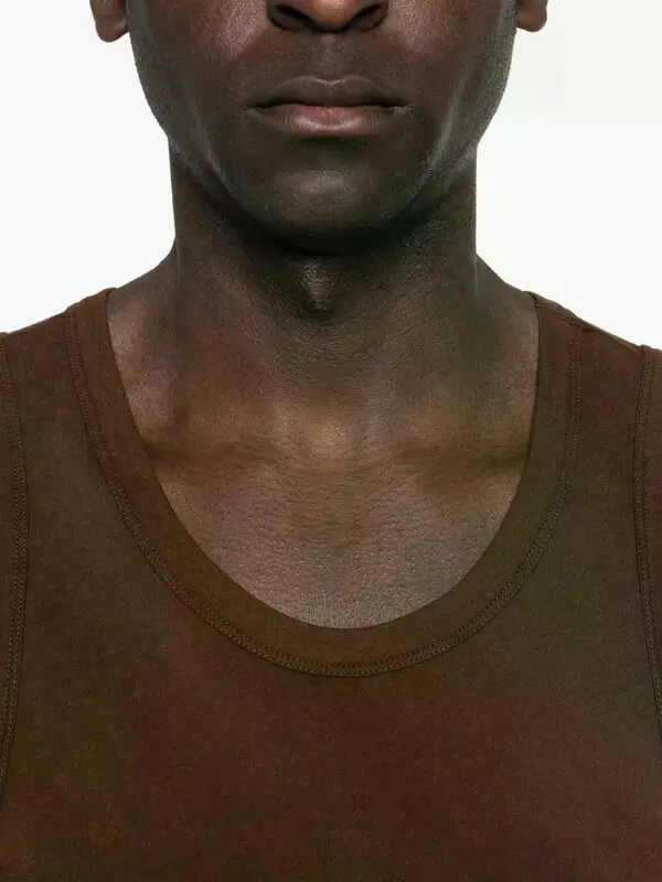 ENTIRE STUDIOS Sleeveless Tank Top - Brown