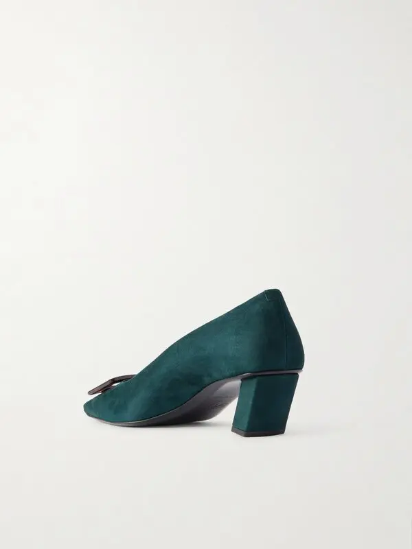 ROGER VIVIER Belle Vivier 45 Suede Pumps