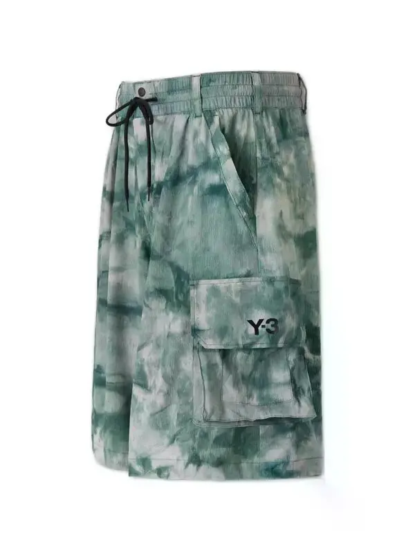 Y3 Tie-dye Cargo Shorts