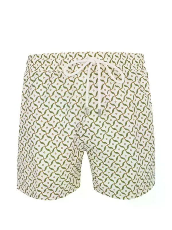 Frescobol Carioca Drawstring Swim Short - White