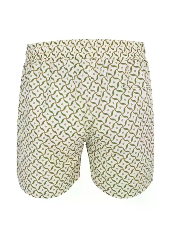 Frescobol Carioca Drawstring Swim Short - White