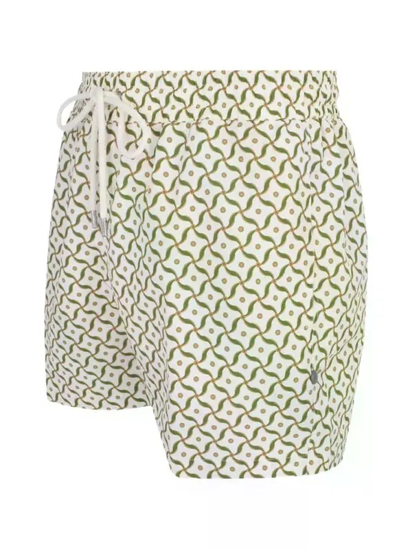 Frescobol Carioca Drawstring Swim Short - White