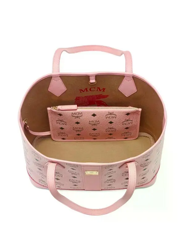 Mcm Small Liz Tote Bag - Pink