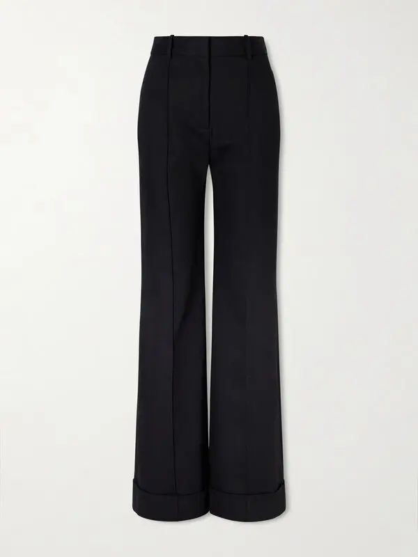 Adam Lippes Deeda High-rise Flared Jeans