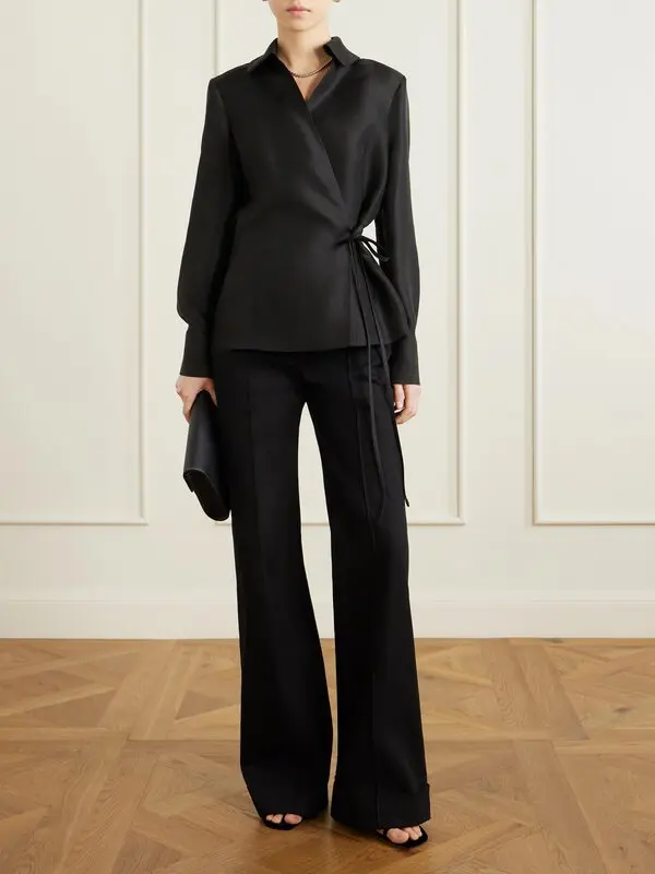 Adam Lippes Deeda High-rise Flared Jeans