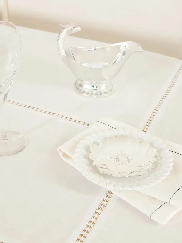 Christofle L'herbier Lotus Plated Bowl