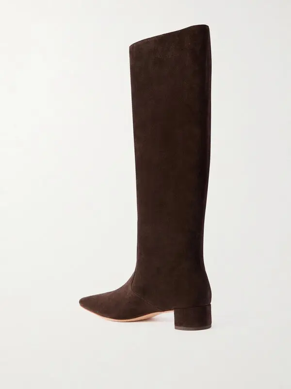 LOEFFLER RANDALL Indy Suede Knee High Boots - Brown