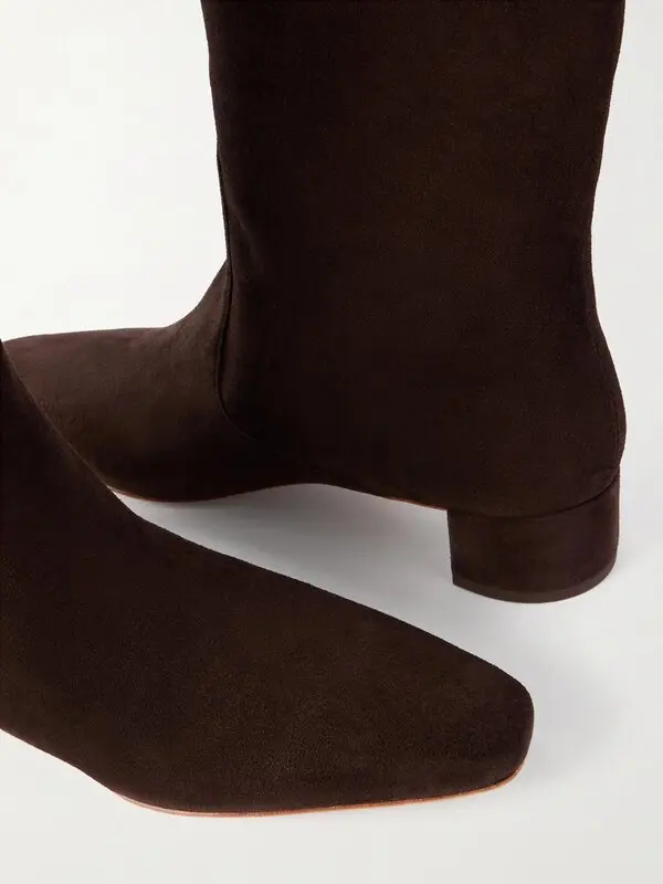 LOEFFLER RANDALL Indy Suede Knee High Boots - Brown