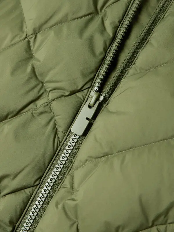 Burberry Hooded Appliquéd Padded Quilted Shell Down Jacket