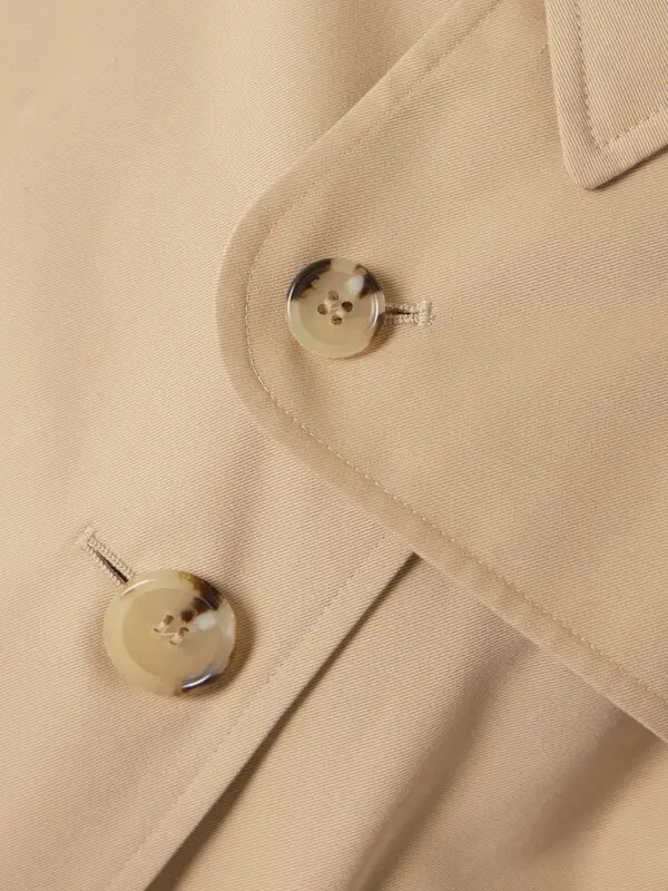 Burberry Double-breasted Cotton-gabardine Trench Coat