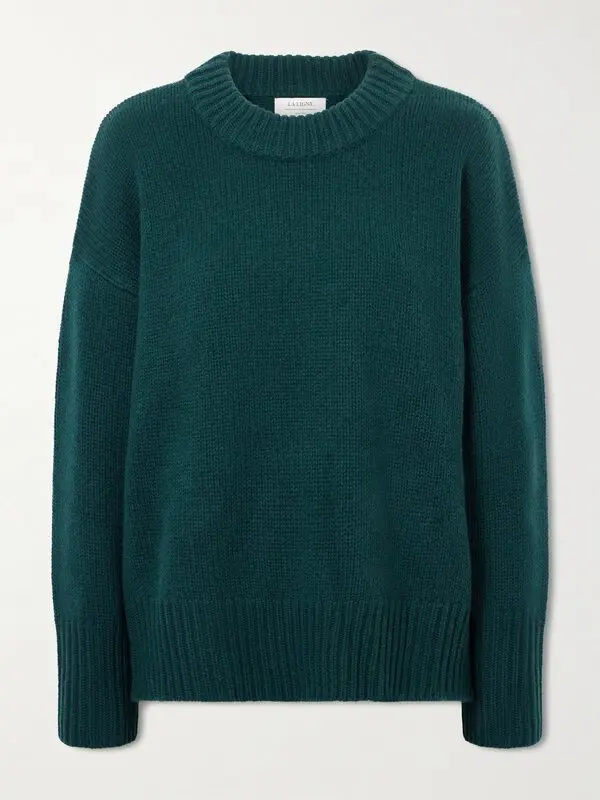 LA LIGNE Marin Wool And Cashmere-blend Sweater - Green