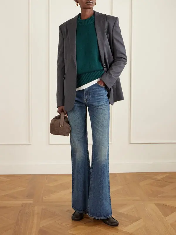 LA LIGNE Marin Wool And Cashmere-blend Sweater - Green