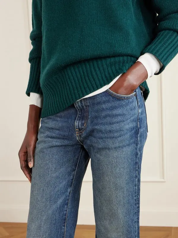 LA LIGNE Marin Wool And Cashmere-blend Sweater - Green