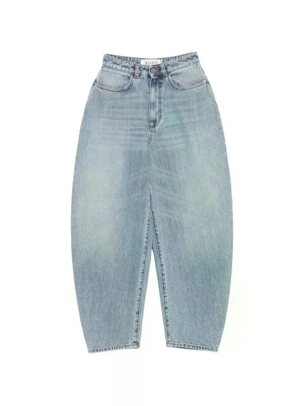 RÓHE Sculptural Button-fastening Jeans - Blue
