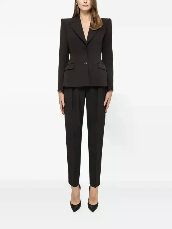 NISSA Single-breasted Crepe Blazer