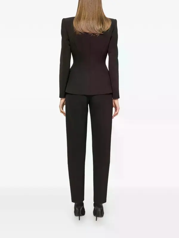 NISSA Single-breasted Crepe Blazer