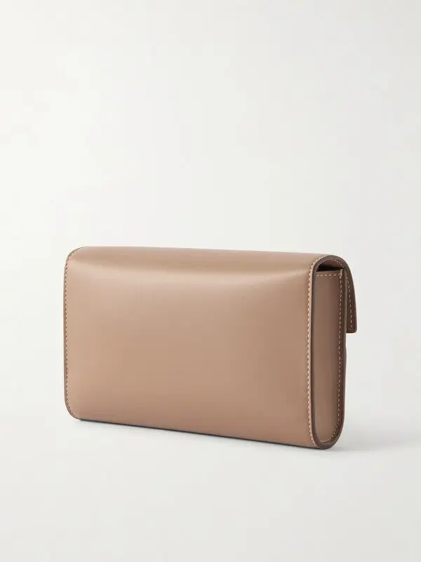 Savette Symmetry Mini Leather Shoulder Bag - Brown