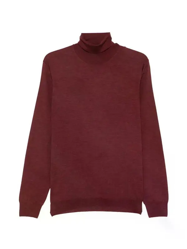 Corneliani Rollneck Sweater - Red