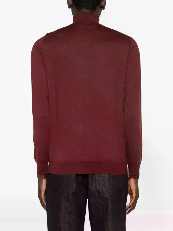Corneliani Rollneck Sweater - Red