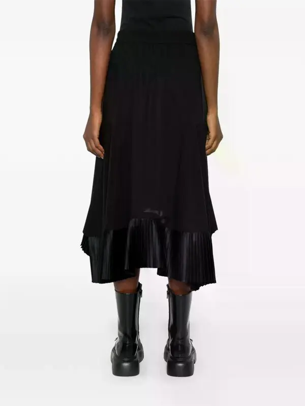 Sacai Pleated Drawstring Skirt