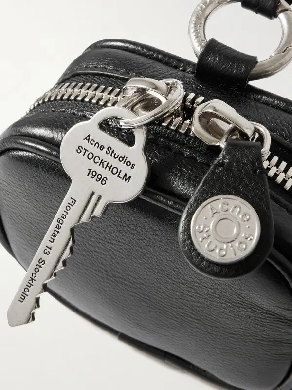 Acne Studios Camero Embellished Leather Keychain