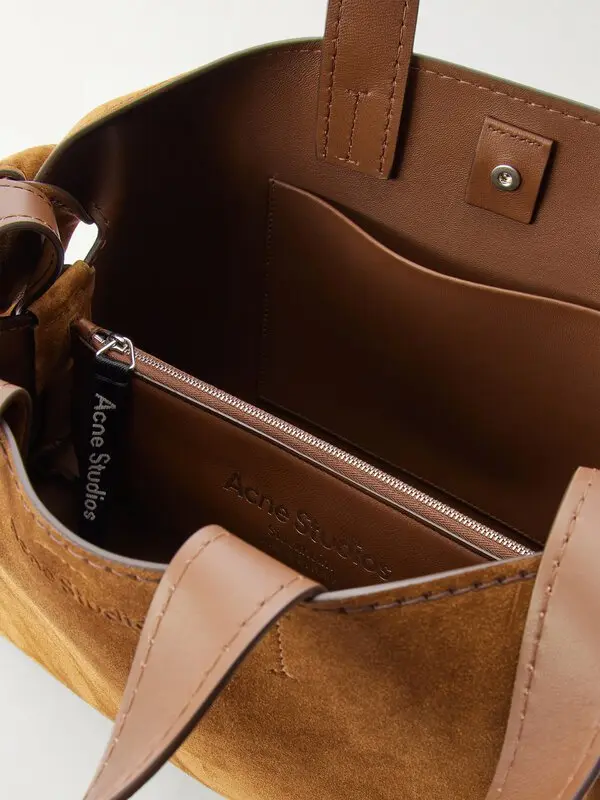 Acne Studios Musubi Knotted Suede Tote