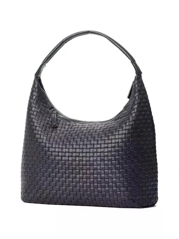 Mz Wallace Woven Shoulder Bag - Black