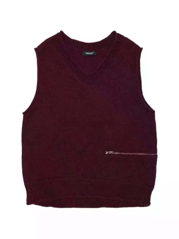 Undercover Zip V-neck Vest